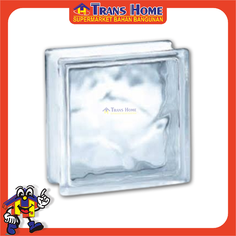 Jual GLASS BLOCK MULIA WAVE 19 x 19 cm | Kaca Blok Motif Ombak Elegan ...