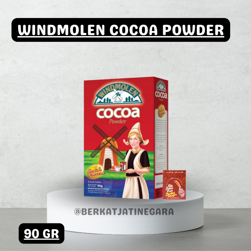 Jual COCOA POWDER / COKLAT BUBUK/ WINDMOLEN COCOA POWDER/ 90 GR ...