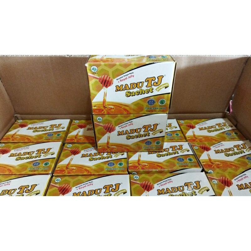 Jual Madu TJ Sachet / Madurasa Sachet (1 box isi 12 sch) | Shopee Indonesia