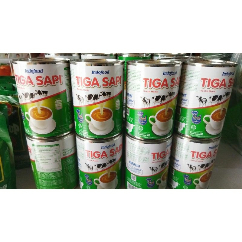 Jual Susu Kaleng Tiga Sapi 490g | Shopee Indonesia
