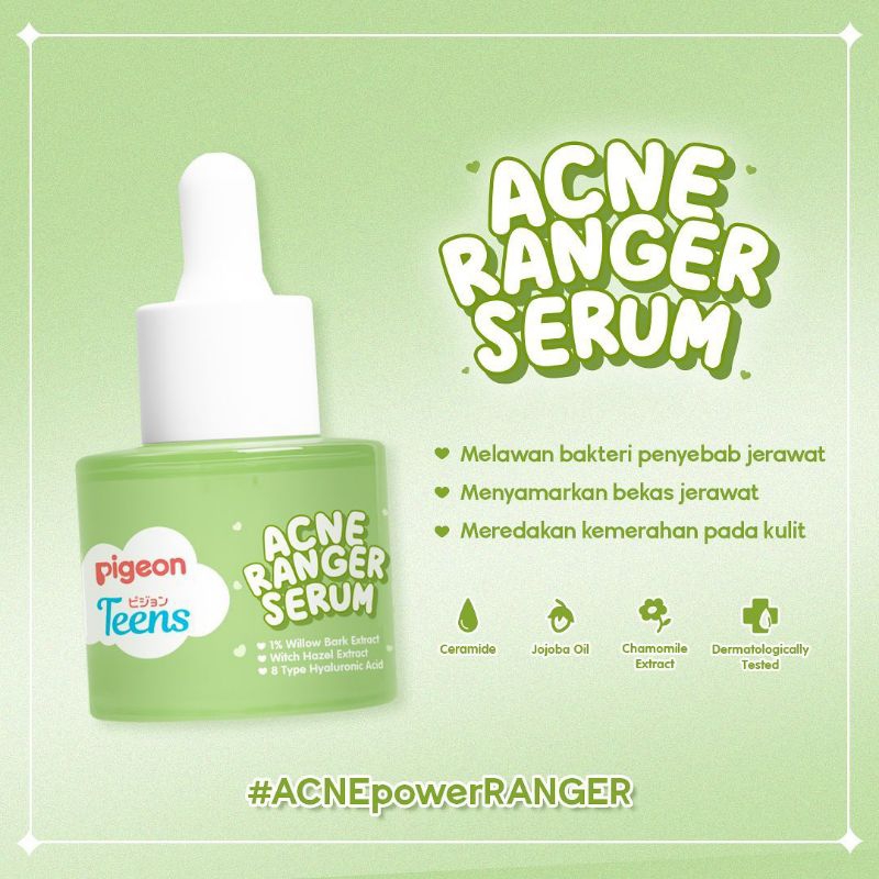Jual PIGEON TEENS ACNE RANGER SERUM 20ml | Shopee Indonesia