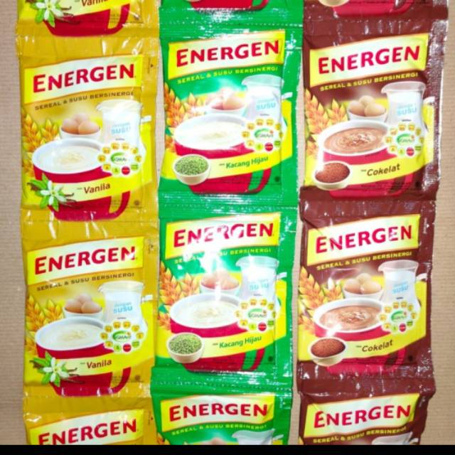 Jual ENERGEN SACHET RENCENG ( ISI 10 SACHET) | Shopee Indonesia