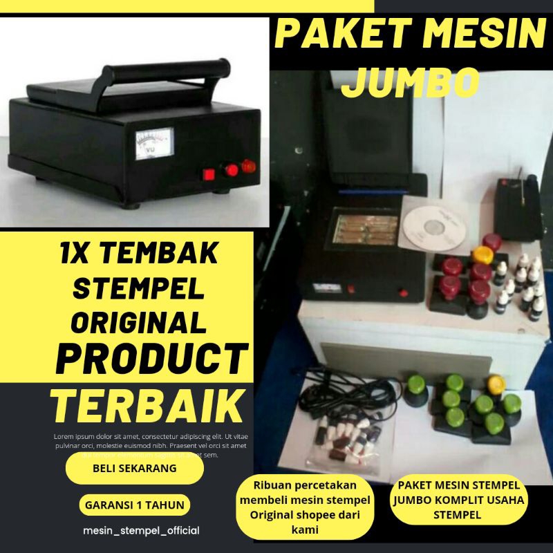 Jual Mesin Stempel Flash Paket JUMBO High=Import JUMBO Terbaik No.1 ...