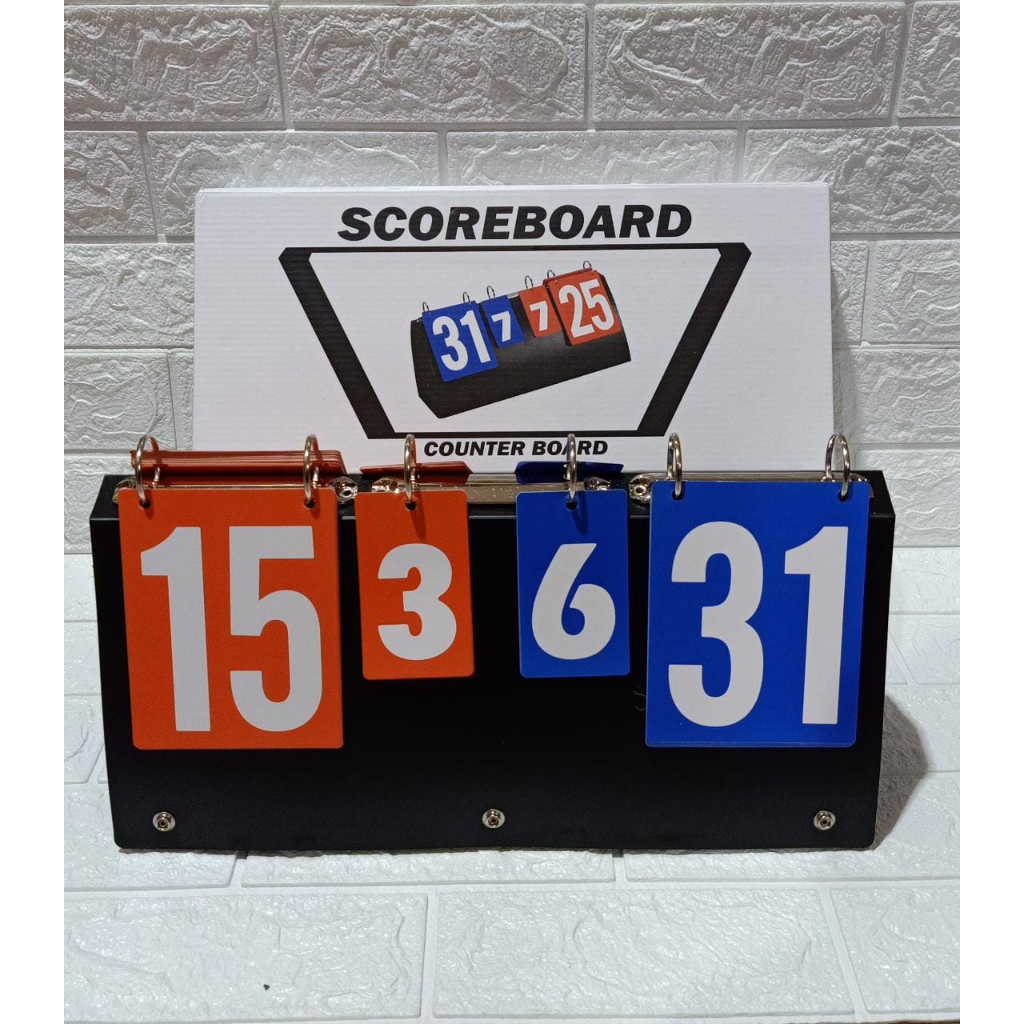 Jual NEW!! PAPAN SCORE BOARD / COUNTER BOARD FUTSAL BOLA PORTABLE ...