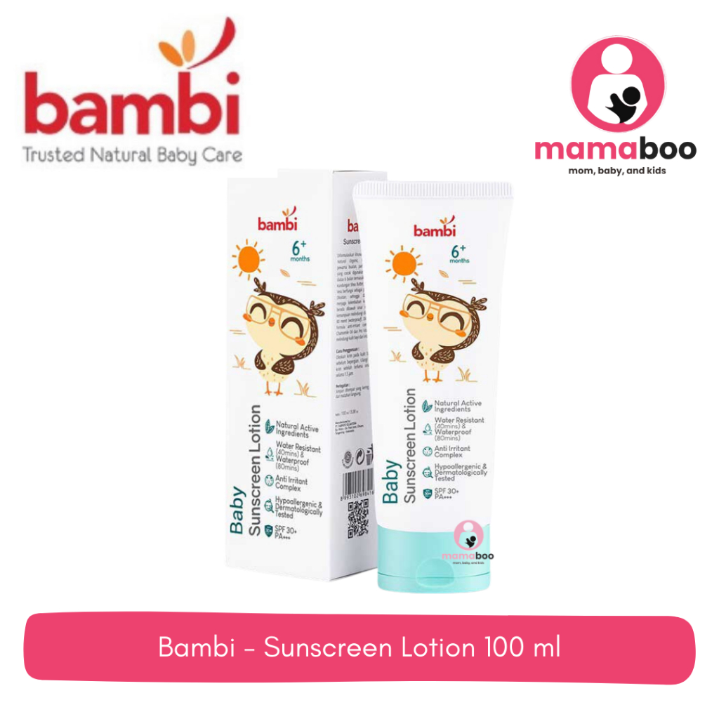 Jual Bambi - Sunscreen Lotion 100 ml | Shopee Indonesia