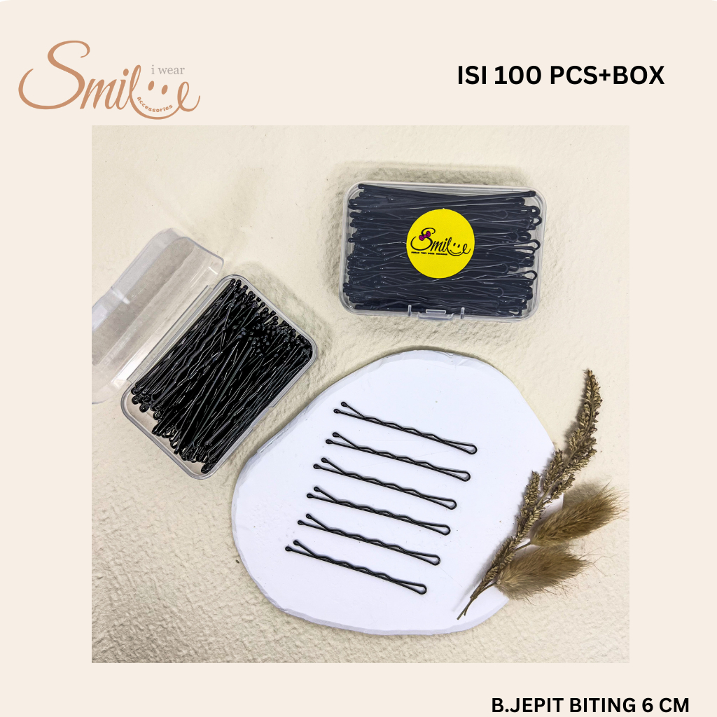 Jual JEPIT BITING + BOX / JEPIT LIDI / JEPIT BOBBY PIN | Shopee Indonesia