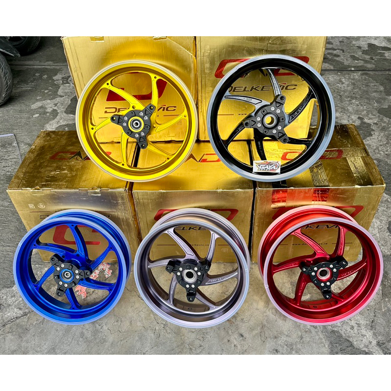 Jual VELG PELEK VELEK DELKEVIC SIX STAR ALL NEW YAMAHA NMAX 155 / AEROX ...