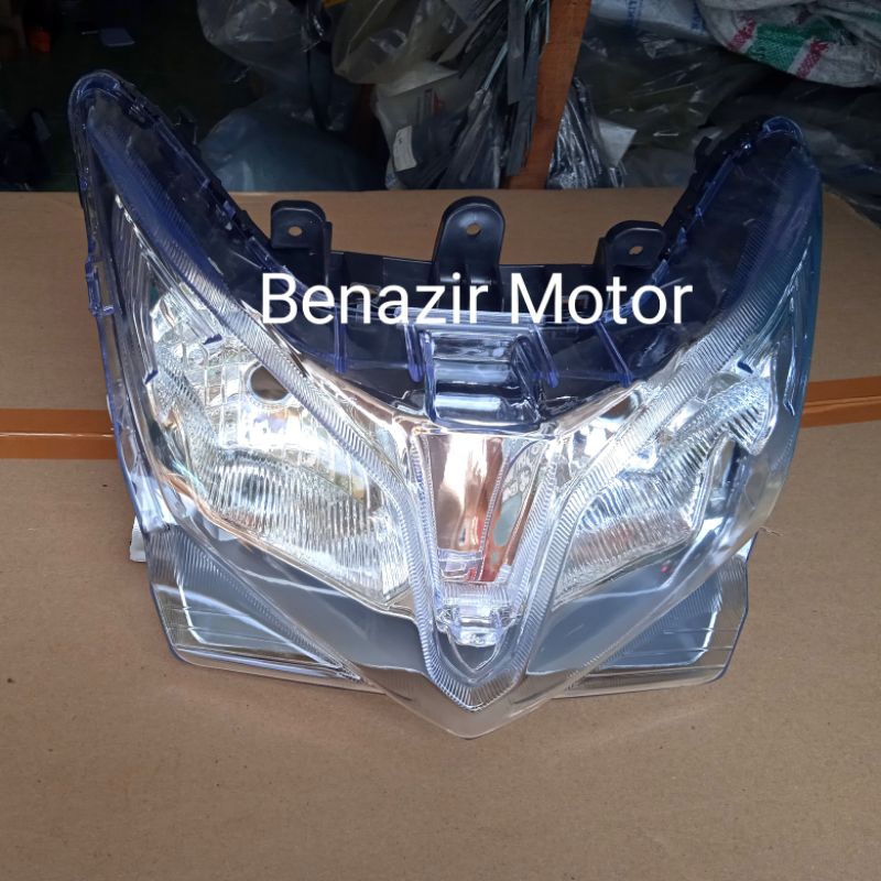 Jual Reflektor Lampu Depan Lampu Sen Kabel Fitting Vario Techno Tekno 125 FI 2013 2014 2015 ...