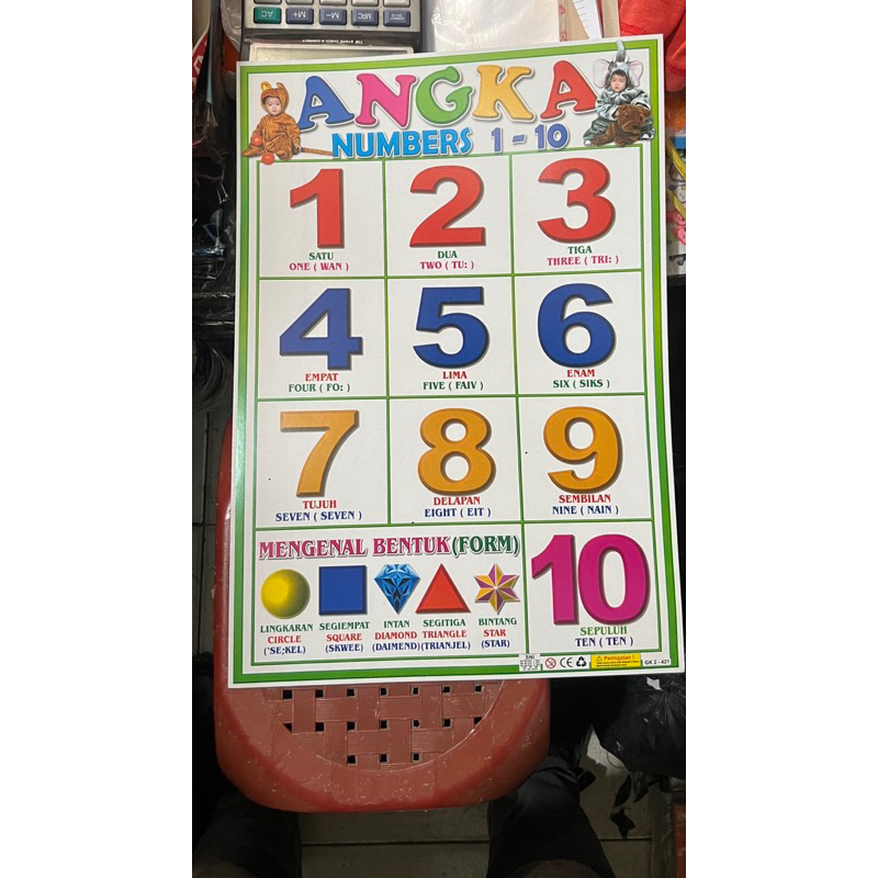 Jual poster angka | Shopee Indonesia