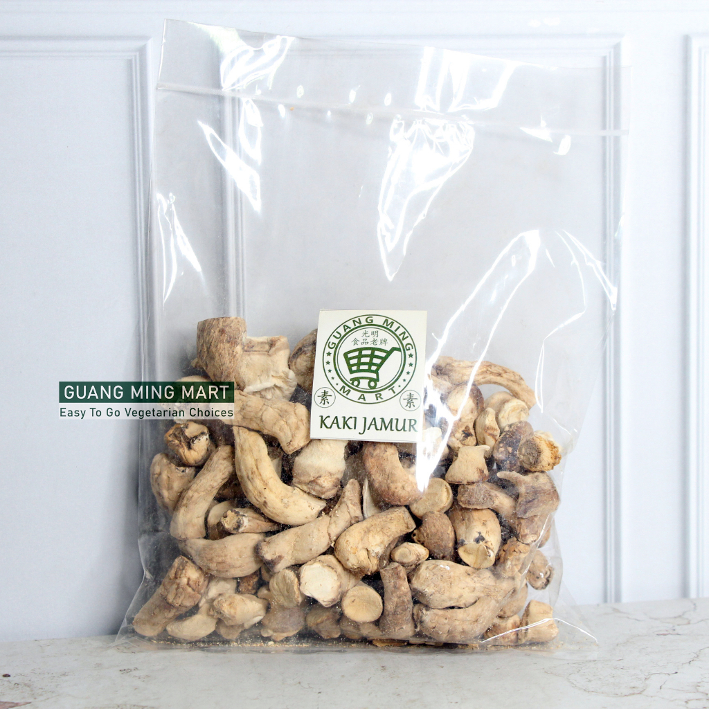 Jual Kaki Jamur Hioko Kering 100g / Repack Dried Shitake Mushroom ...