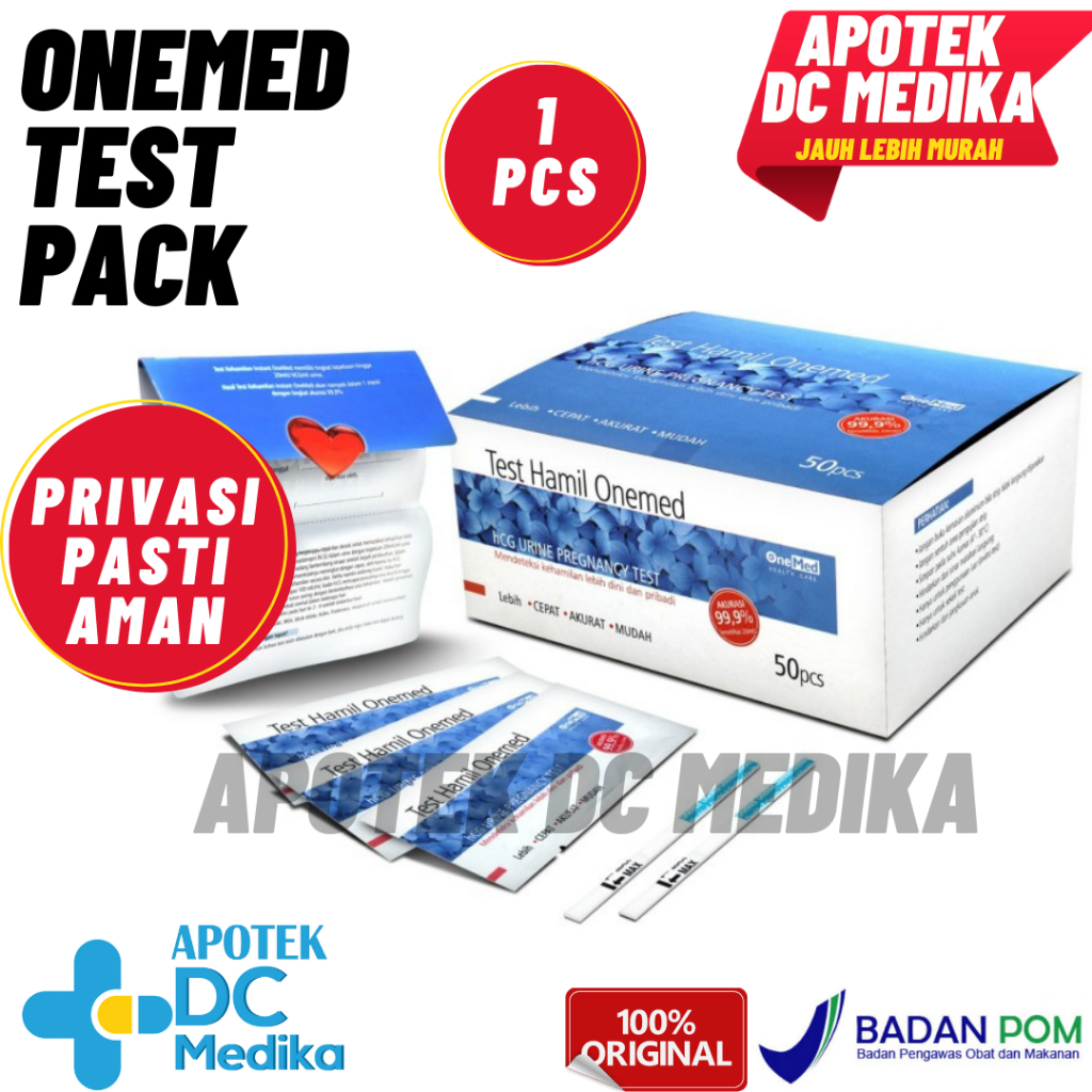 Jual ONEMED / TEST PACK / TESPEK / KEHAMILAN / INSTANT / PROMIL ...
