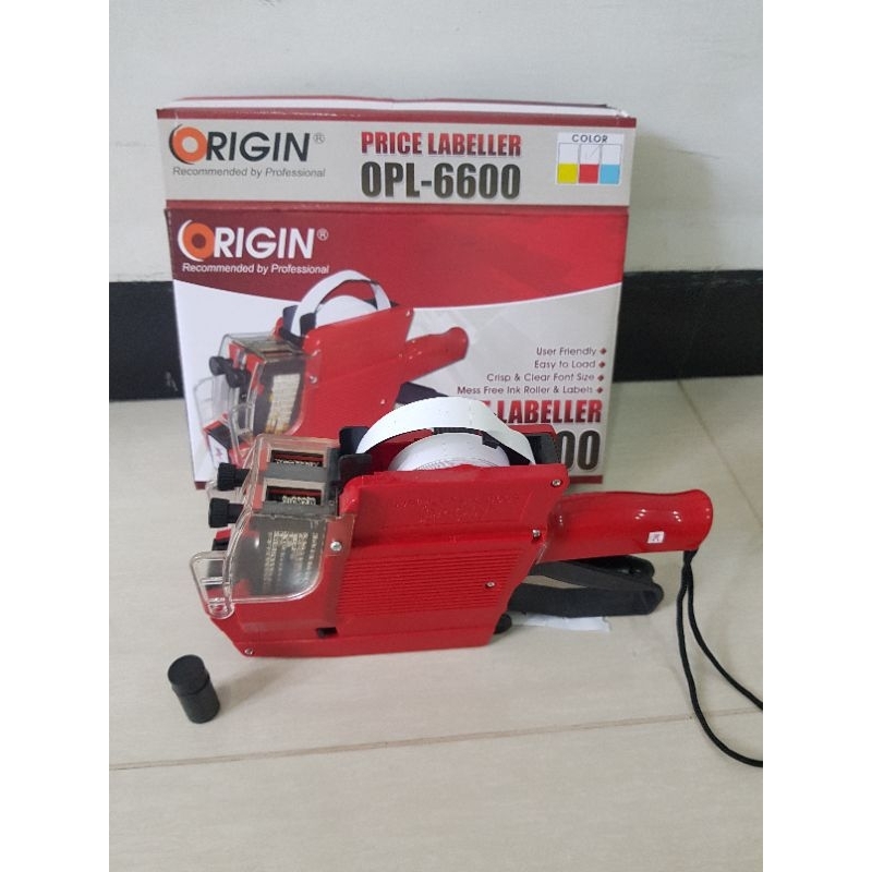 Jual Mesin Label Harga Kode Barang / Alat tembak harga 2 baris angka ...