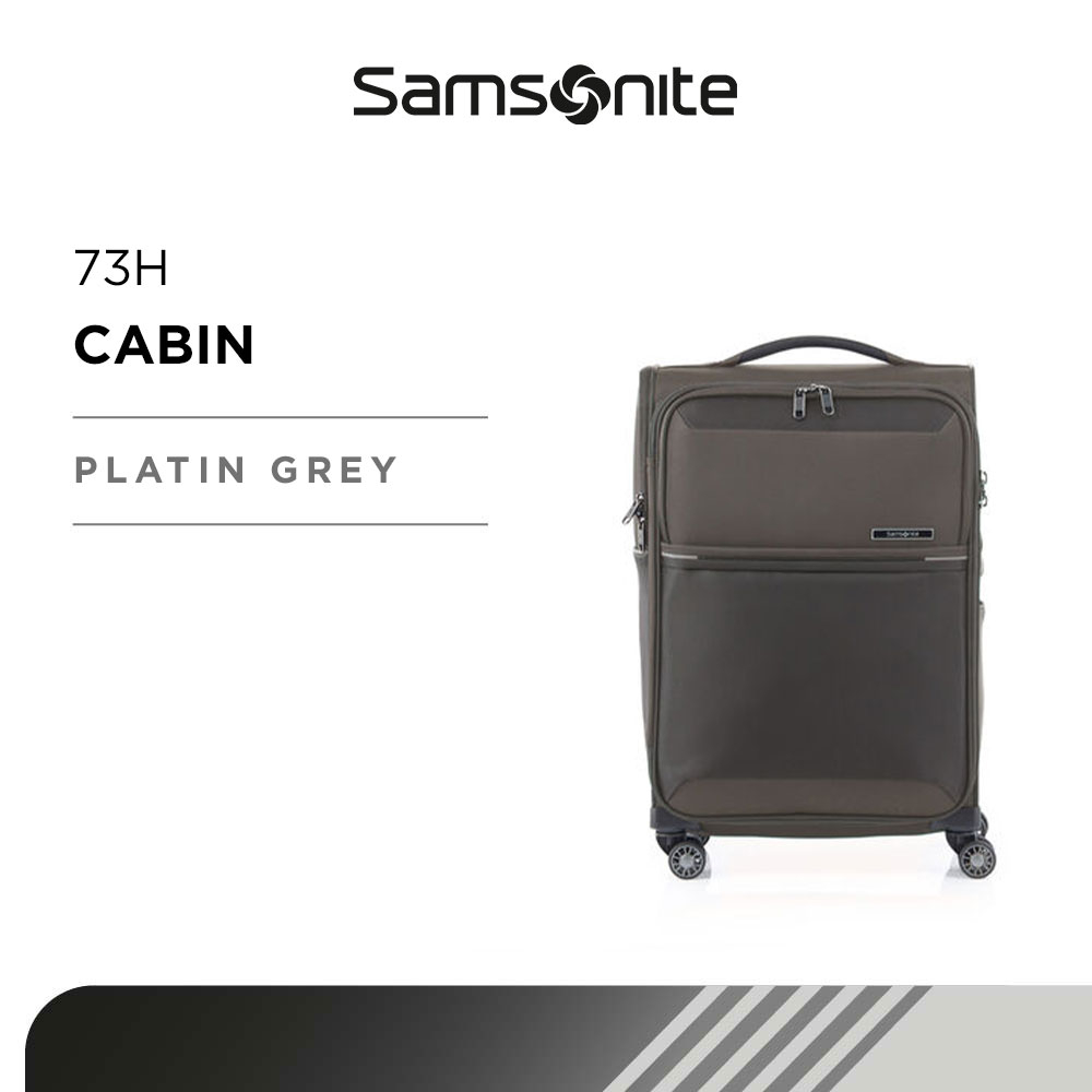 Jual Samsonite Koper Softcase 73H Spinner Cabin 20 Inch - Platin Grey | Shopee Indonesia