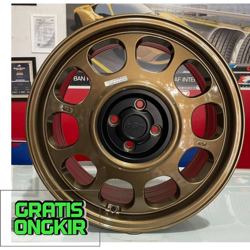 Jual Velg Mobil Ring 17 HSR KLG Pcd 4x100 velg Racing Kaleng mobil Raize Rocky Swift | Shopee ...