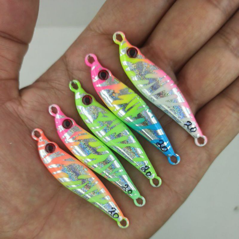 Jual micro jig killer 10g 15g 20g full gid foil zebra suneo series original disain real jig ...