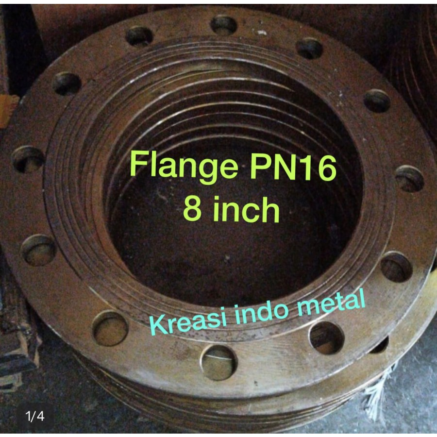 Jual 8" Flange Las PN 16 ( 8 inch ) Besi PN16 RF DN200 Din 200 Melek ...