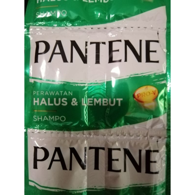 Jual shampo PANTENE hijau/biru 12x 10ml RANDOM | Shopee Indonesia
