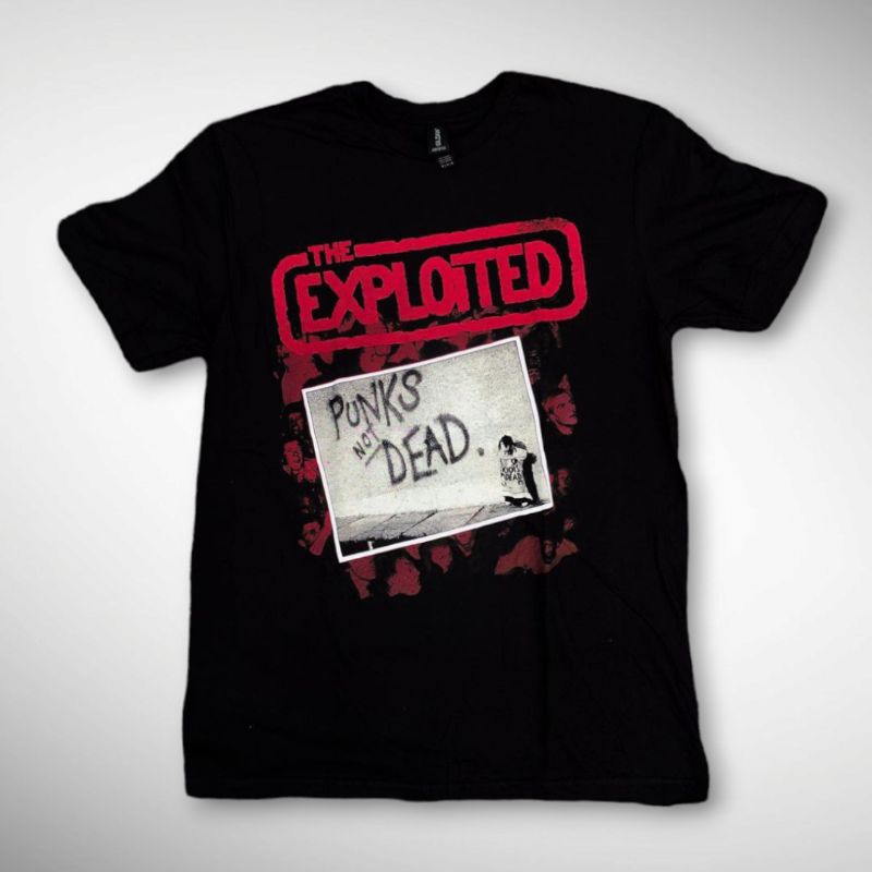 Jual KAOS BAND OFFICIAL THE EXPLOITED - PUNKS NOT DEAD | Shopee Indonesia