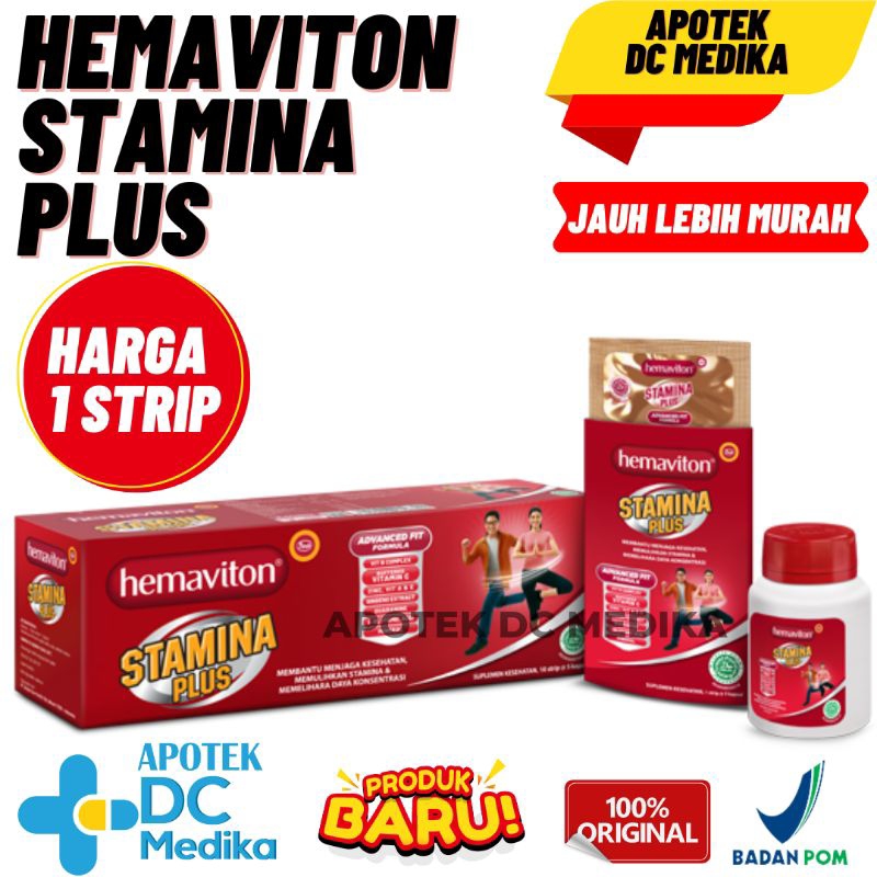 Jual HEMAVITON STAMINA PLUS / 5 KAPSUL / MULTIVITAMIN / VITAMIN ...