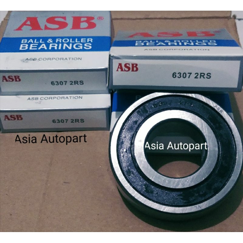 Jual Ball Bearing 6307 2RS ASB Ukuran 35 x 80 x 21 mm | Shopee Indonesia