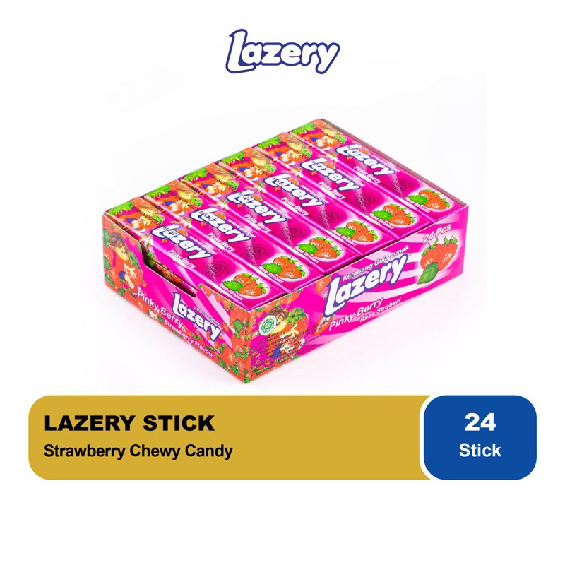 Jual Permen Lazery Stik 24 Stik - Lazery Stick Candy | Shopee Indonesia