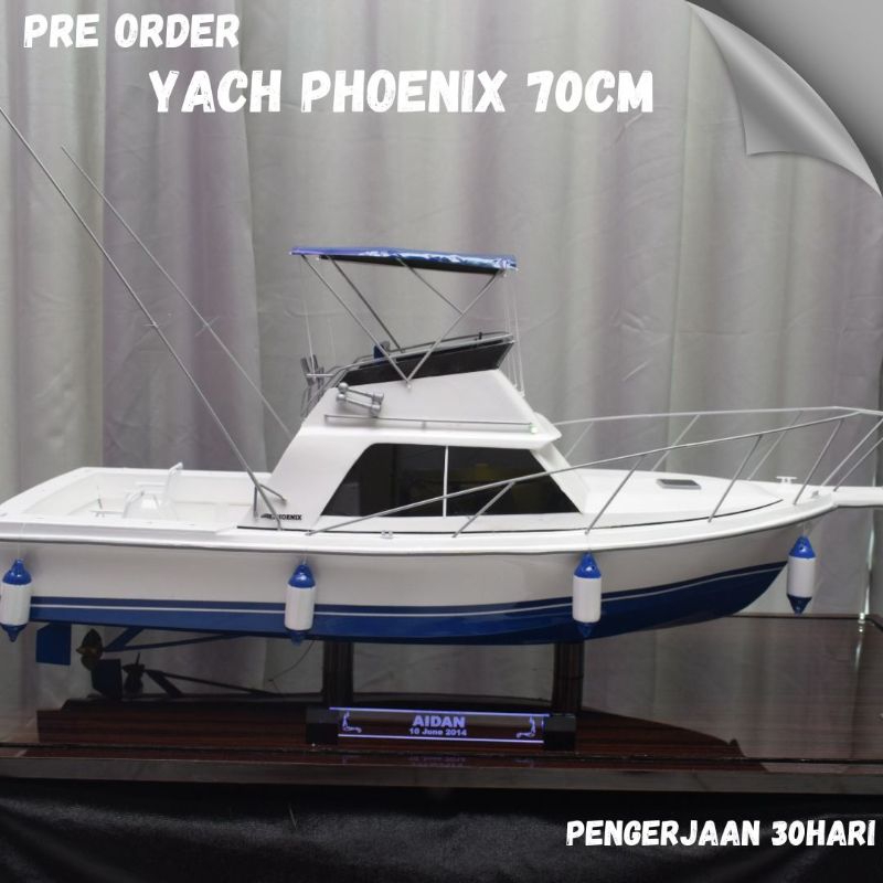 Jual (PRE ORDER)MINIATUR KAPAL YACH PHOENIX UKURAN 70cm|Hiasan,Koleksi ...
