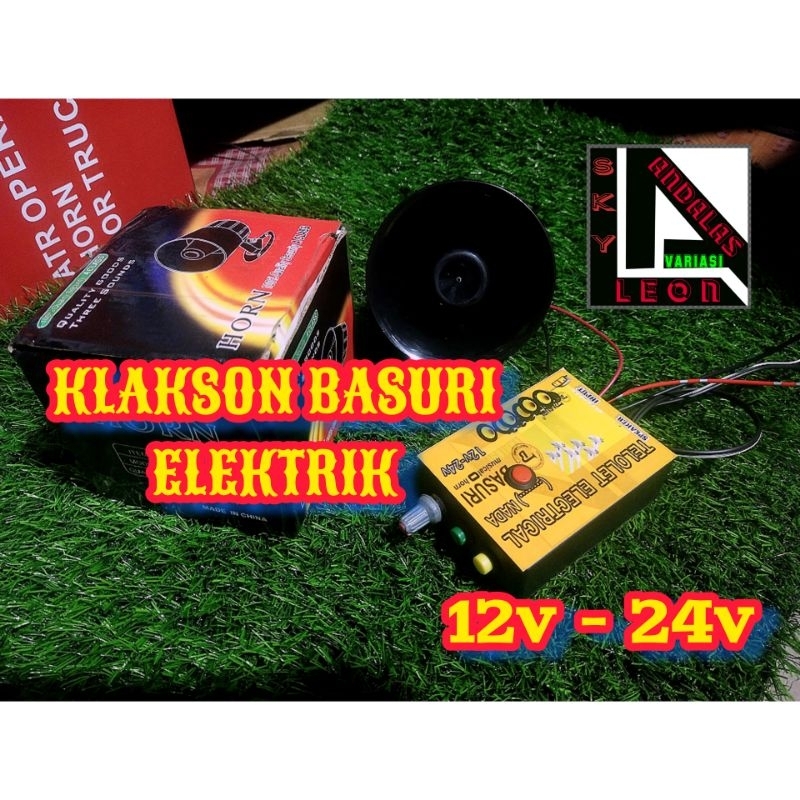 Jual KLAKSON BASURI ELEKTRIK V1 V2 V3 12V 24V | Shopee Indonesia