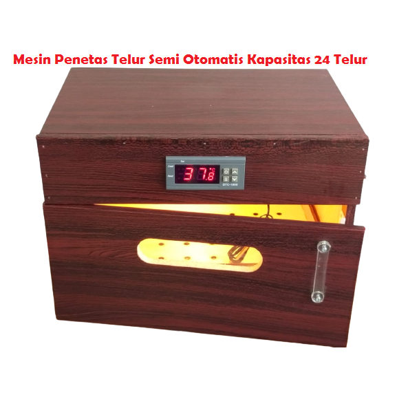 Jual Mesin Penetas Telur Semi Otomatis Kapasitas 24 Telur Ayam | Shopee ...