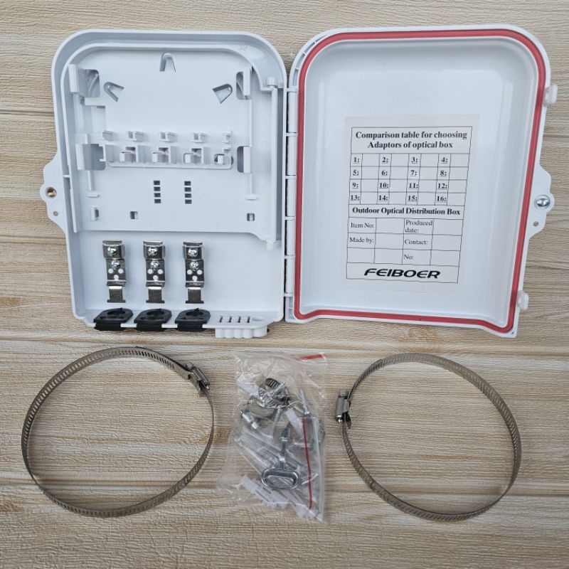 Jual odp 8 core/odp 8 core model adapter dan box | Shopee Indonesia