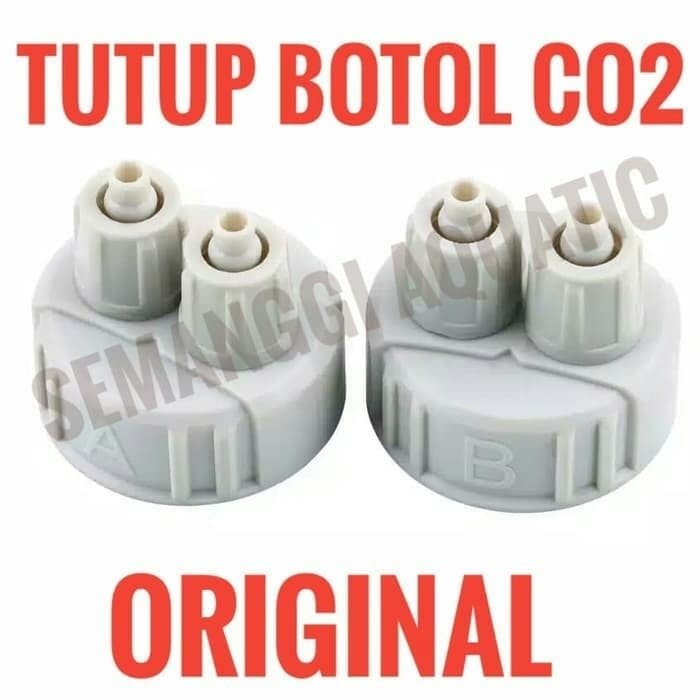 Jual [ORIGINAL] Tutup Botol CO2 DIY / Tutup CO2 DIFFUSER / CHECK VALVE ...