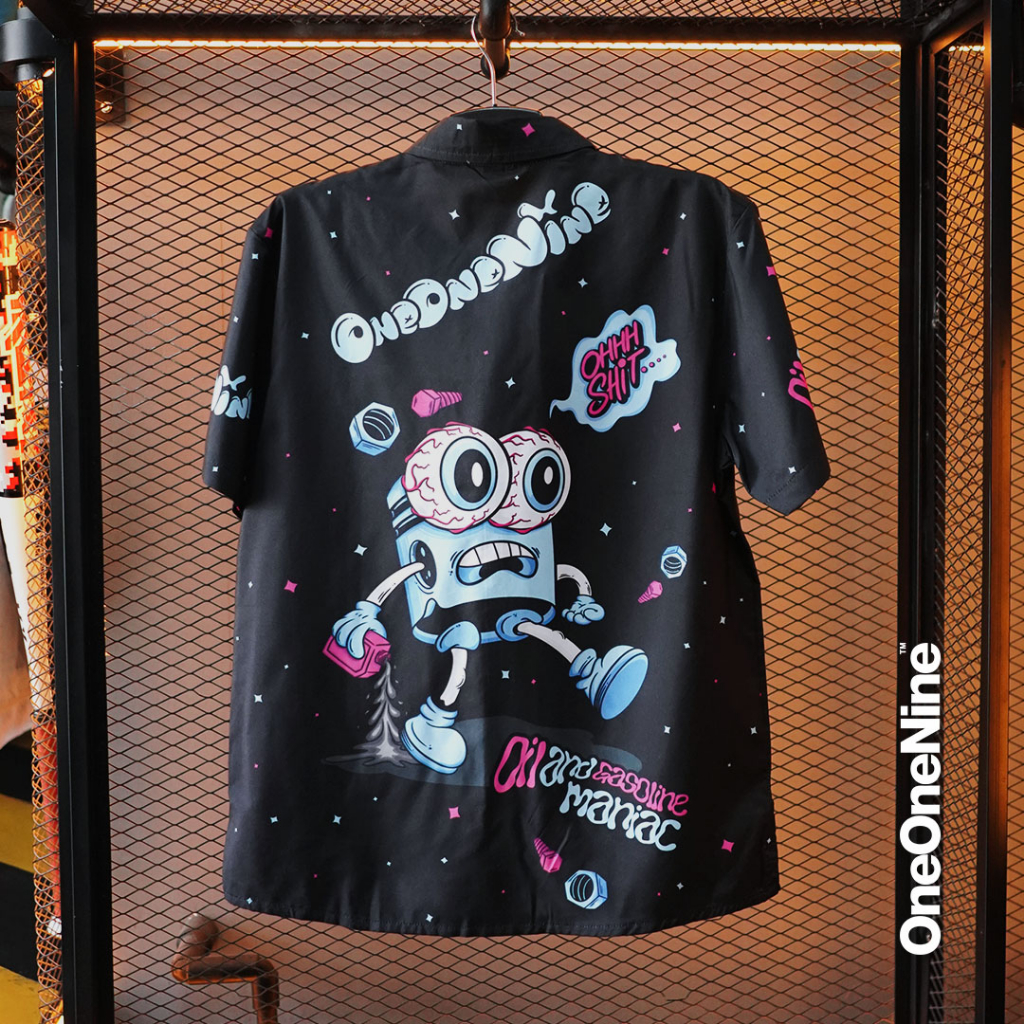 Jual KSR ONEONENINE - SHIRT MANIAC BLACK SERIES | Shopee Indonesia