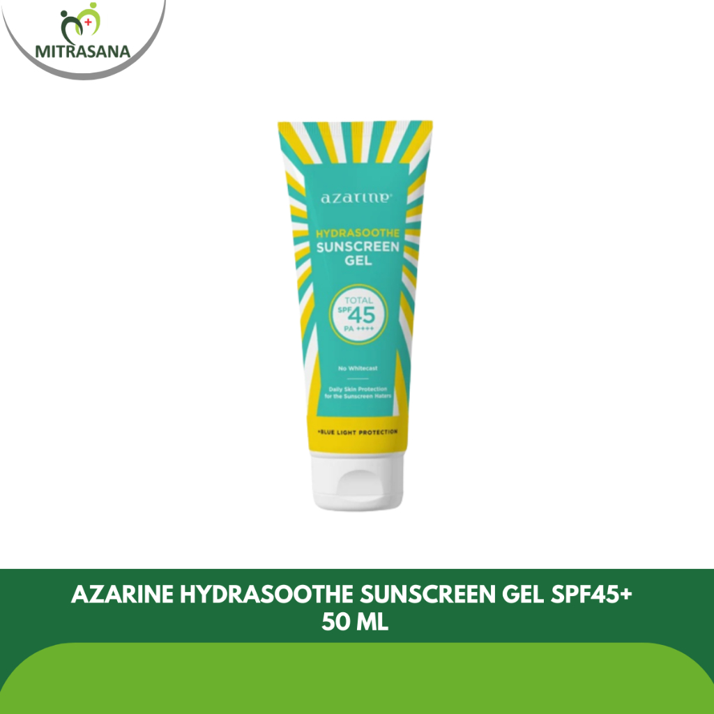 Jual Azarine Hydrasoothe Sunscreen Gel Spf45 Plus 50 Ml | Shopee Indonesia
