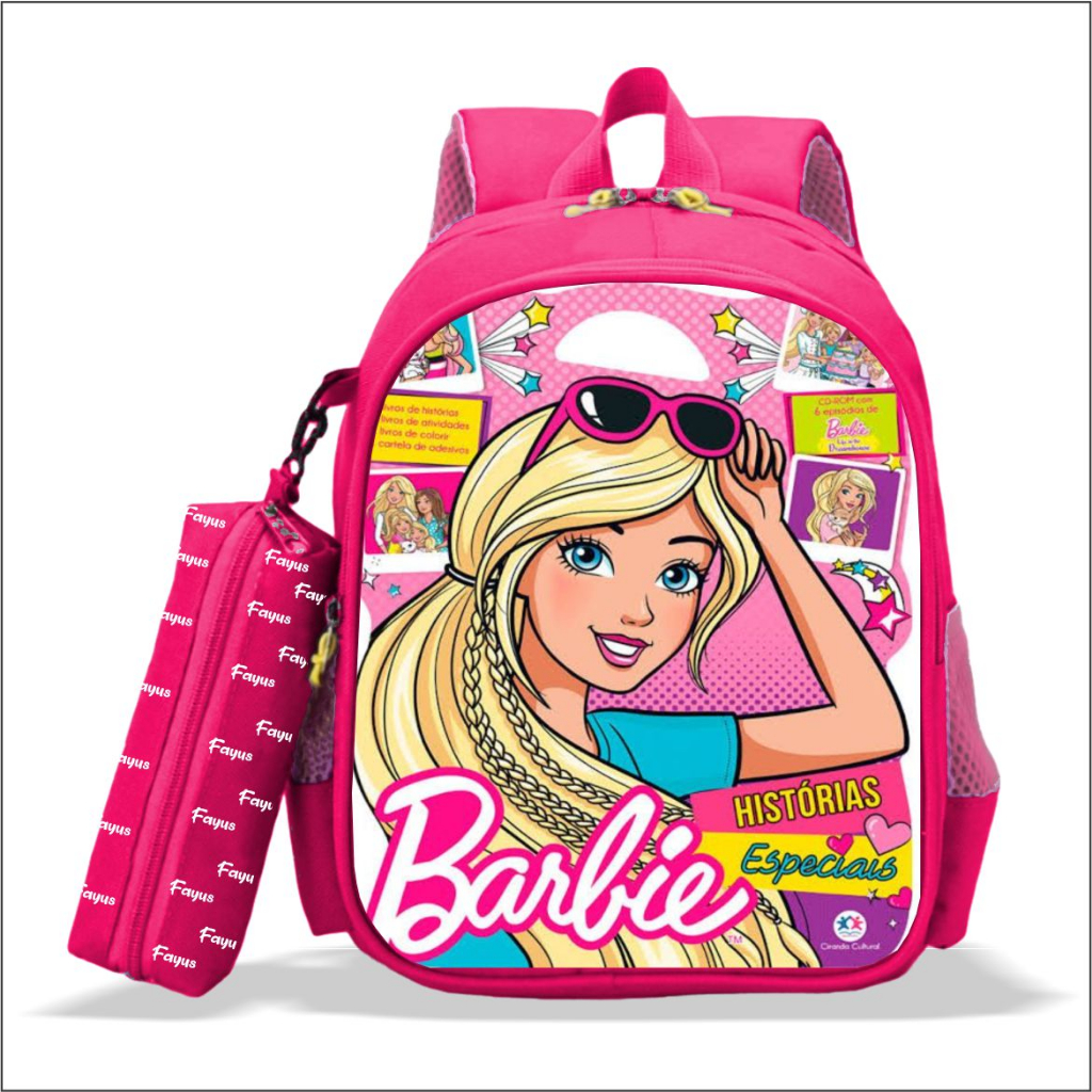 Jual BARBIE 2024 Tas Sekolah Anak Perempuan Ransel TK SD Produk Fayus ...