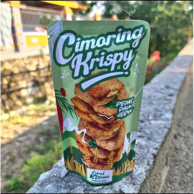 Jual cemilan viral cimoring krispy 50gr | Shopee Indonesia