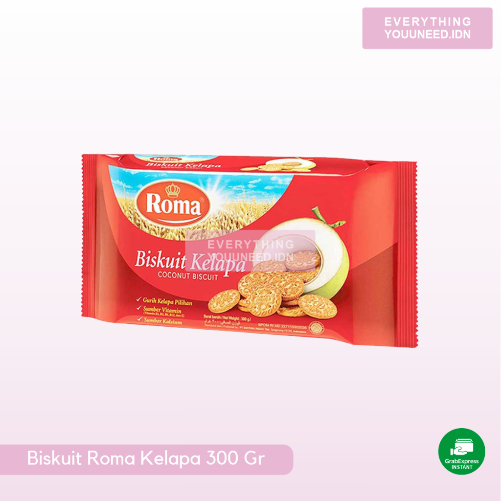 Jual Biskuit Roma Kelapa 300 Gram | Shopee Indonesia