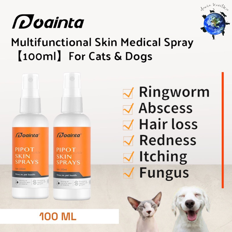 Jual Puainta Pipot Multifunctional Skin Medical Spray - Ringworm ...