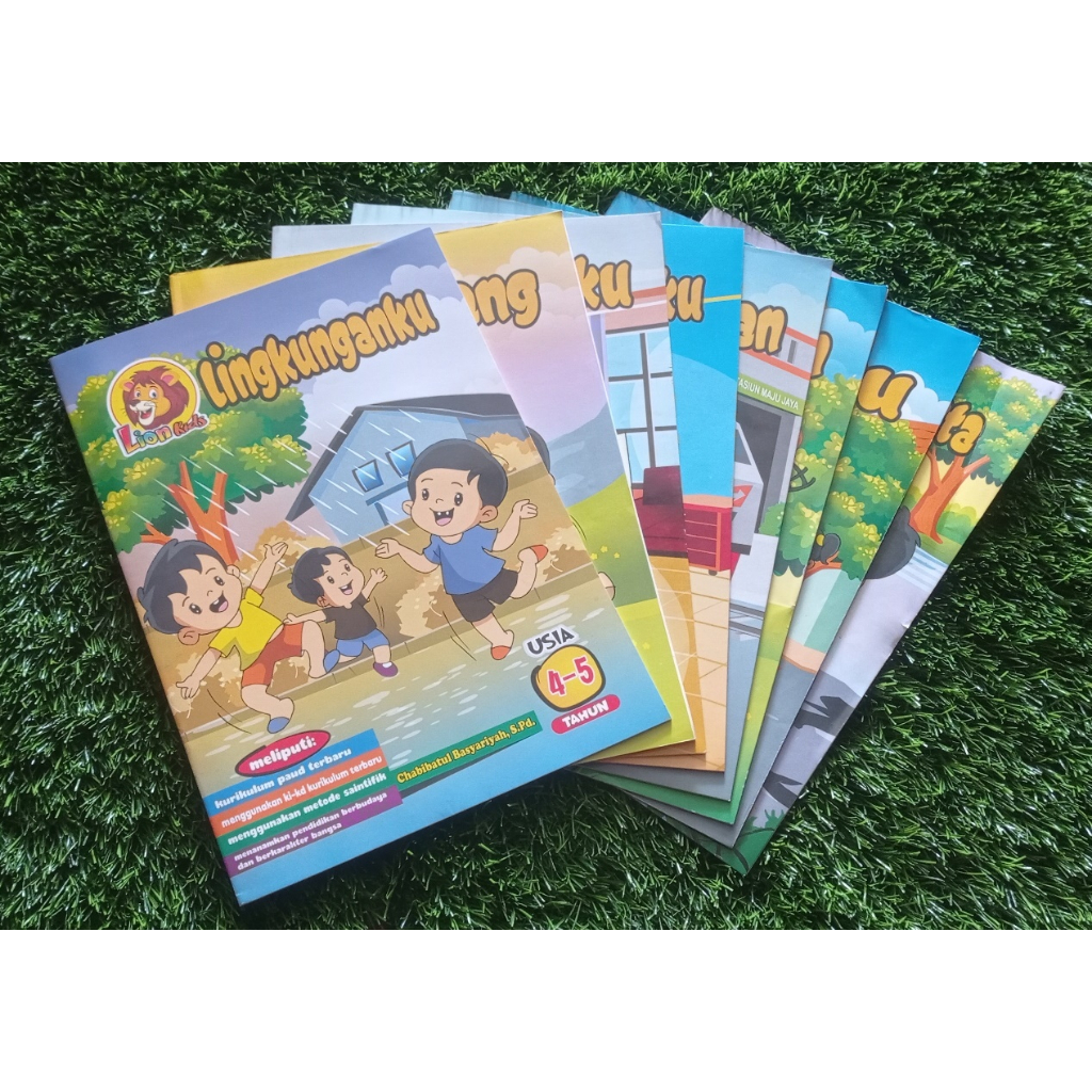 Jual Paket Buku PAUD - Lion Kids - Kelompok Usia 4-5 tahun | Shopee ...