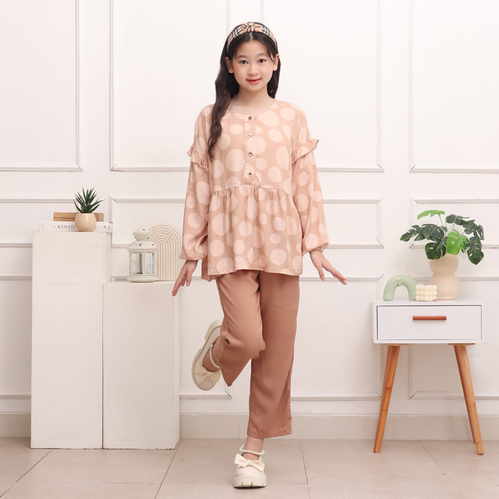 Jual (7 - 15 Tahun) Bella Set Baju Anak Duishi B8527 | Shopee Indonesia