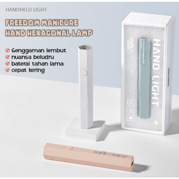 Jual SINGLE CURE UV LAMP - NAIL PORTABLE UV LED Lamp Lampu Pengering ...