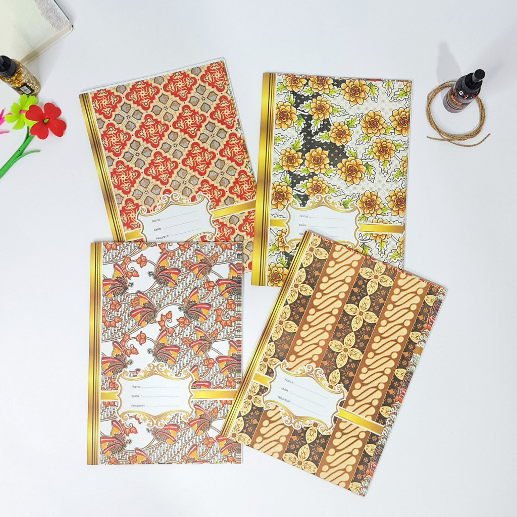 Jual GG Sampul Buku Kraft Samson Batik Kwarto (20lb) / Sampul Buku ...