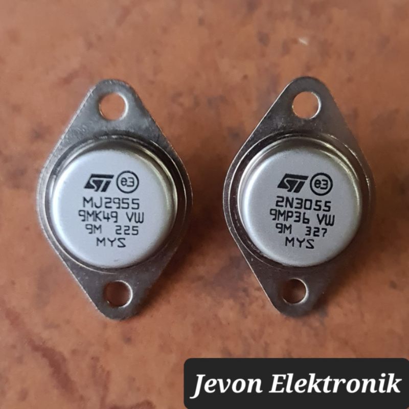 Jual Transistor Jengkol MJ2955 2N3055 Original ST Set Malaysia MJ 2955 2N 3055 Asli Ori | Shopee ...