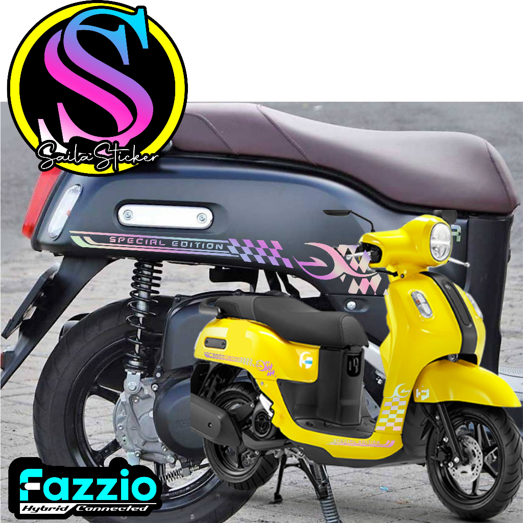 Jual 173(A)/STICKER CUTTING/STICKER MOTOR/STICKER FAZZIO/STICKER RACING ...
