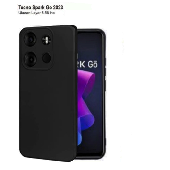 Jual Casing SOFTCASE PRO CAMERA BLACK MATTE For TECNO SPARK GO 2023 ...