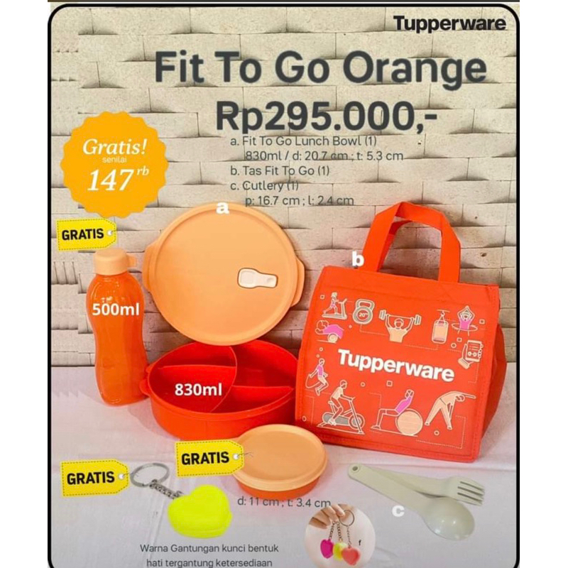 Jual paket bekal dewasa tupperware bisa masuk Microwave | Shopee Indonesia