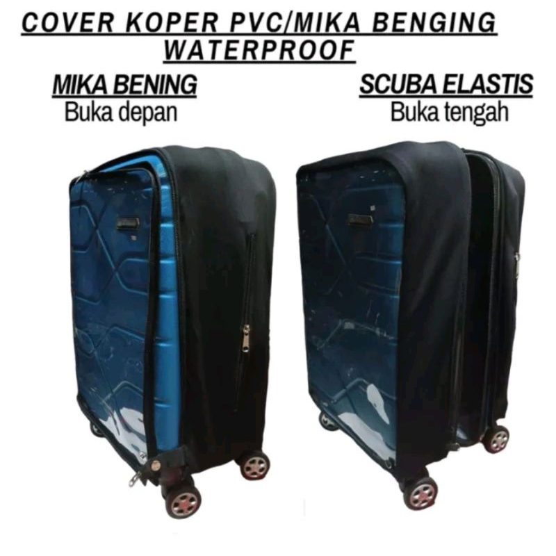 Jual sarung koper/cover koper/buka tengah/cover koper buka depan ...