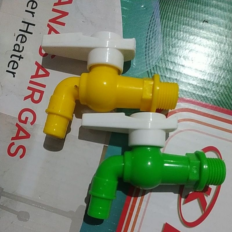 Jual Kran air pvc 1/2 inch warna warni | Shopee Indonesia