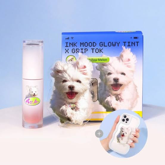 Jual READY Peripera x Maltese Archive Ink Mood Glowy Lip Tint Set (with ...