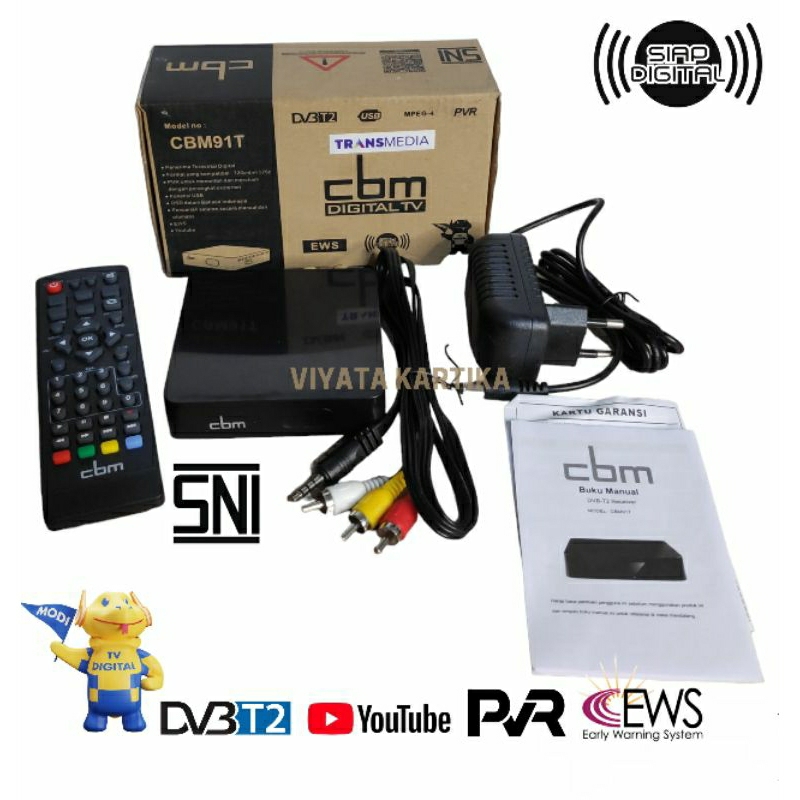Jual STB siaran TV digital Set Top Box CBM sertifikasi SNI berkualitas ...