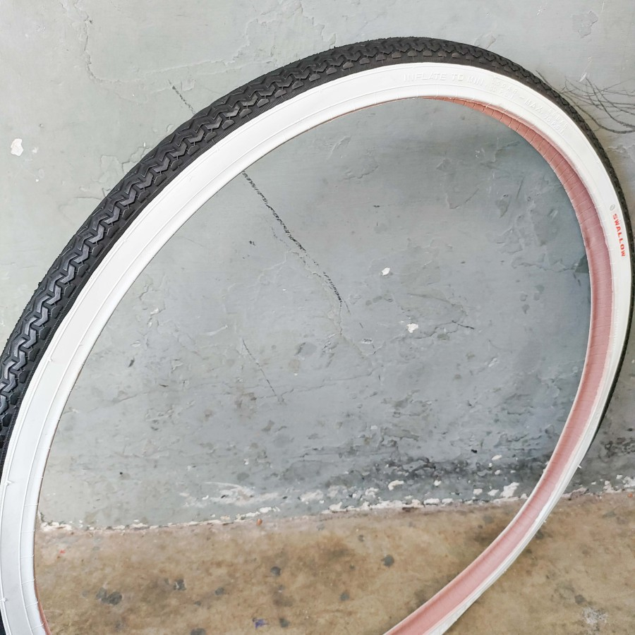 Jual Ban Luar Sepeda Swallow 26 x 1 3/8 Jengki CTB Hitam Putih ETRTO 37-590 | Shopee Indonesia