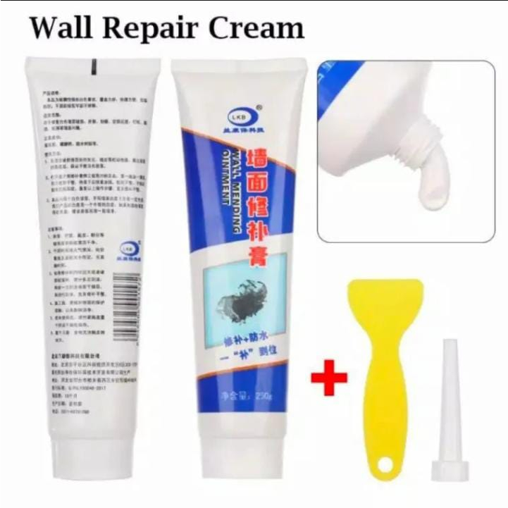 Jual PASTA DINDING DEMPUL TEMBOK WALL REPAIR PASTE PERBAIKAN TAMBAL ...